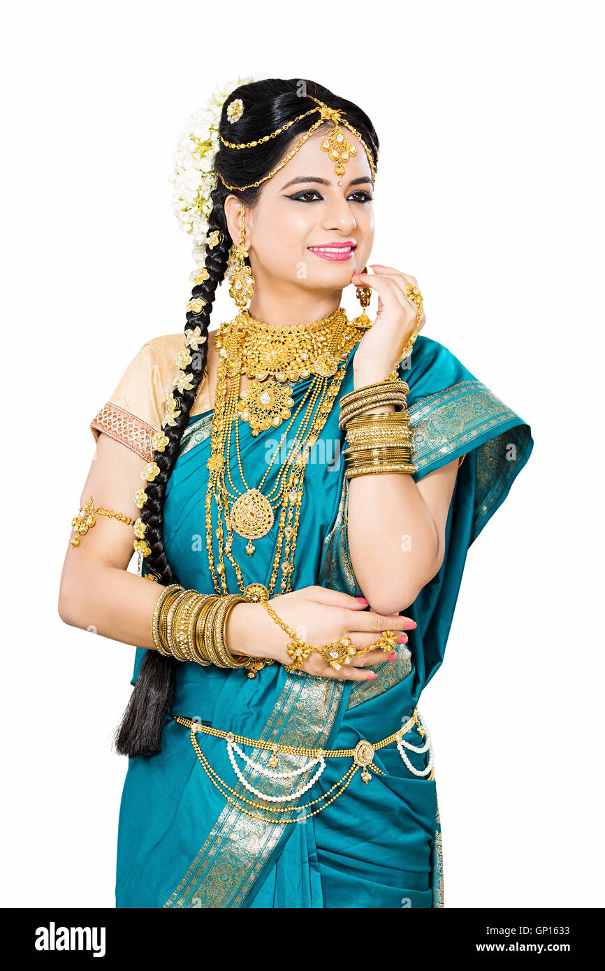 Beautiful adult bride tamil woman hi-res stock photography and images ...