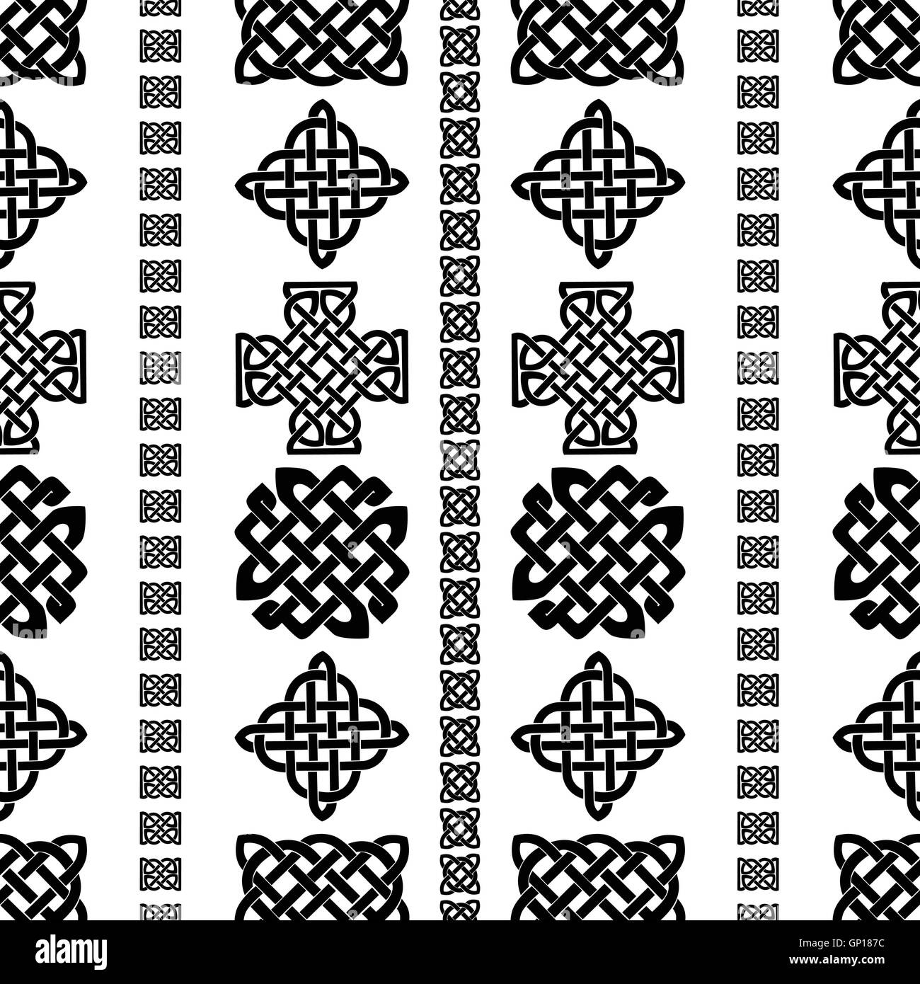 Celtic knot seamless pattern Stock Vector Image & Art - Alamy