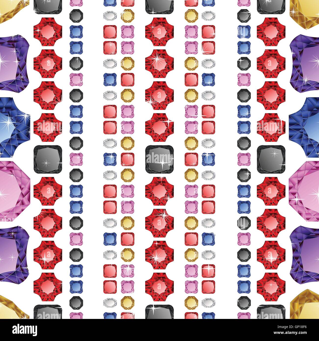 Diamonds seamless pattern Stock Vector Image & Art - Alamy