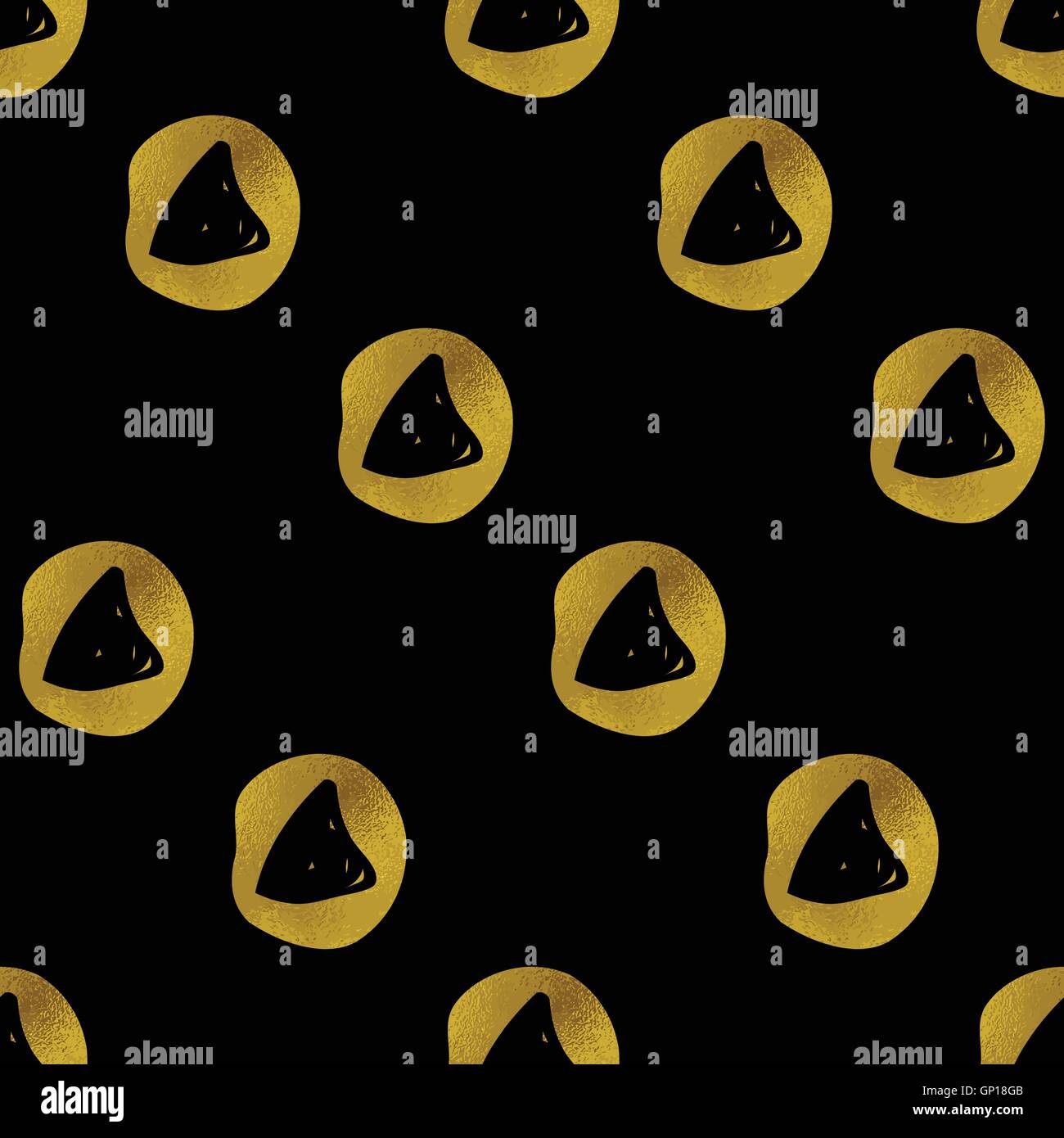 Geometric black and gold seamless pattern Stock Vector Image & Art - Alamy