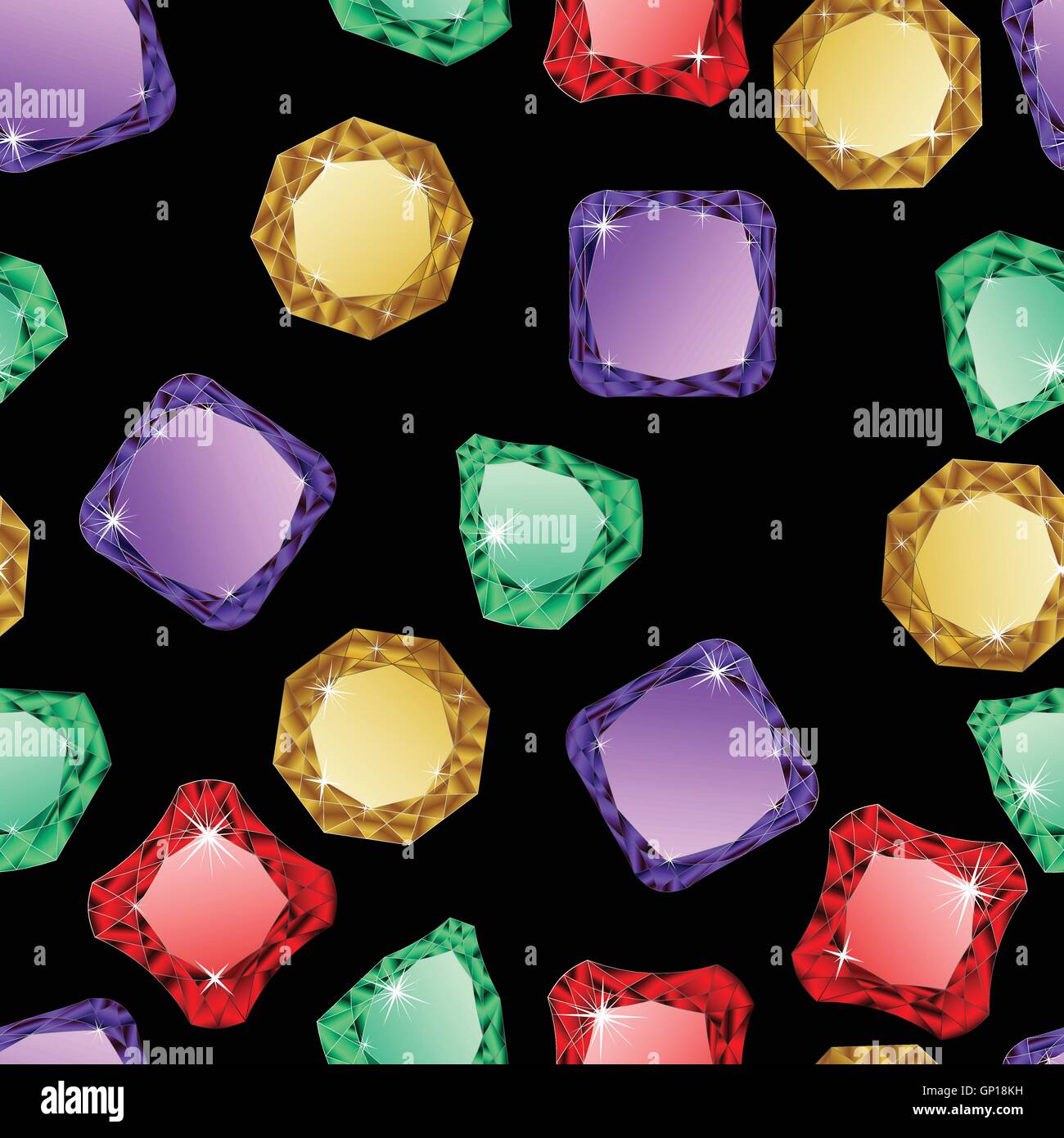 Diamonds seamless pattern Stock Vector Image & Art - Alamy
