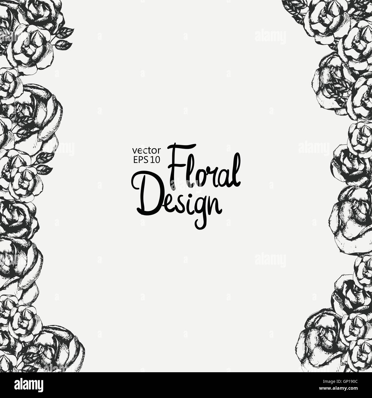 Vintage floral vector frame Stock Vector Image & Art - Alamy