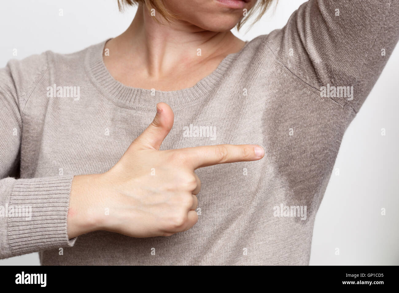 Woman Sweating Armpit Stock Photos & Woman Sweating Armpit Stock Images ...