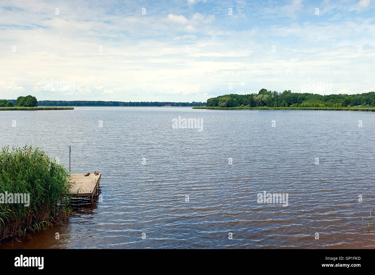 dominicke lake near boszkowo Stock Photo - Alamy