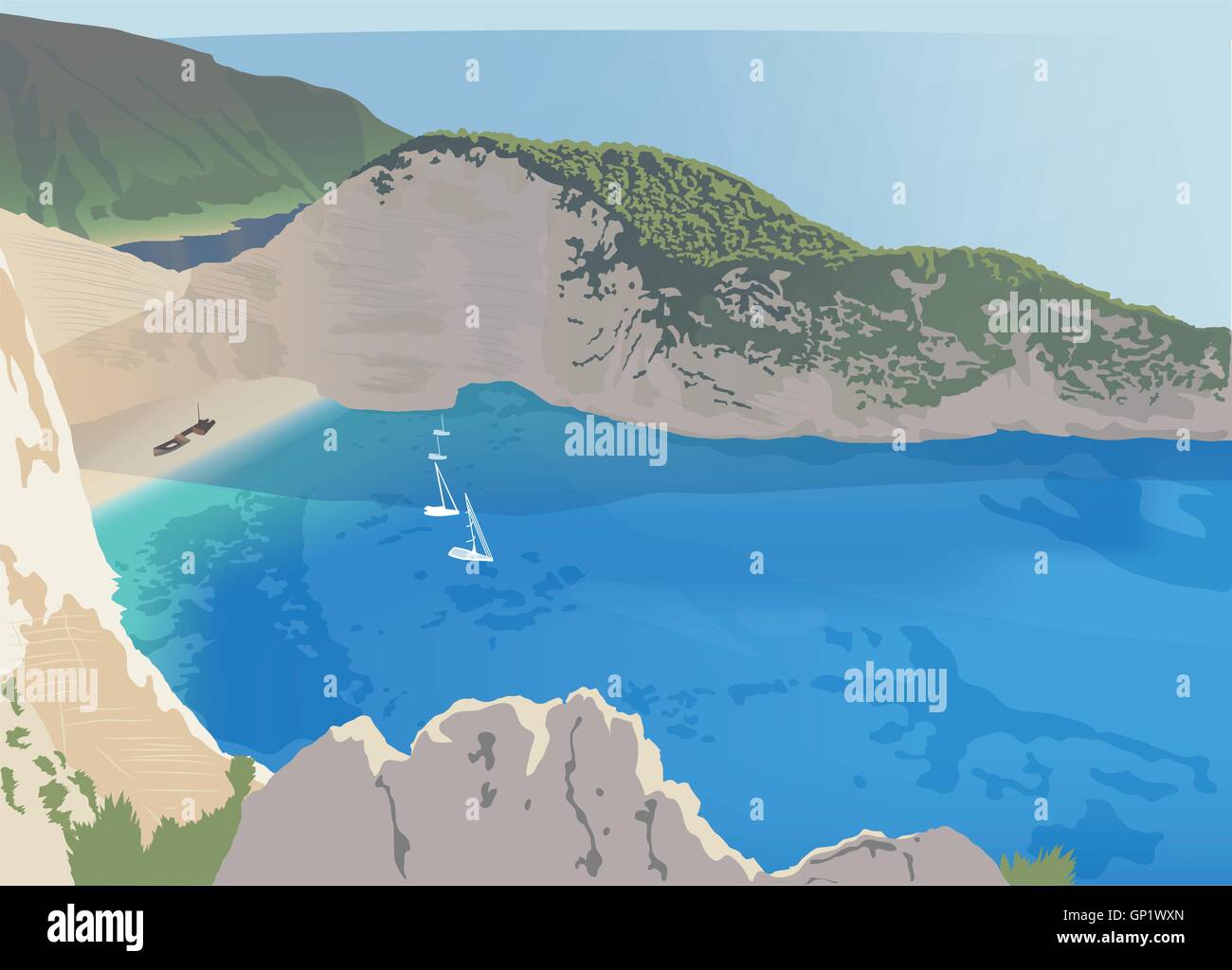 Zante Stock Vector Images - Alamy