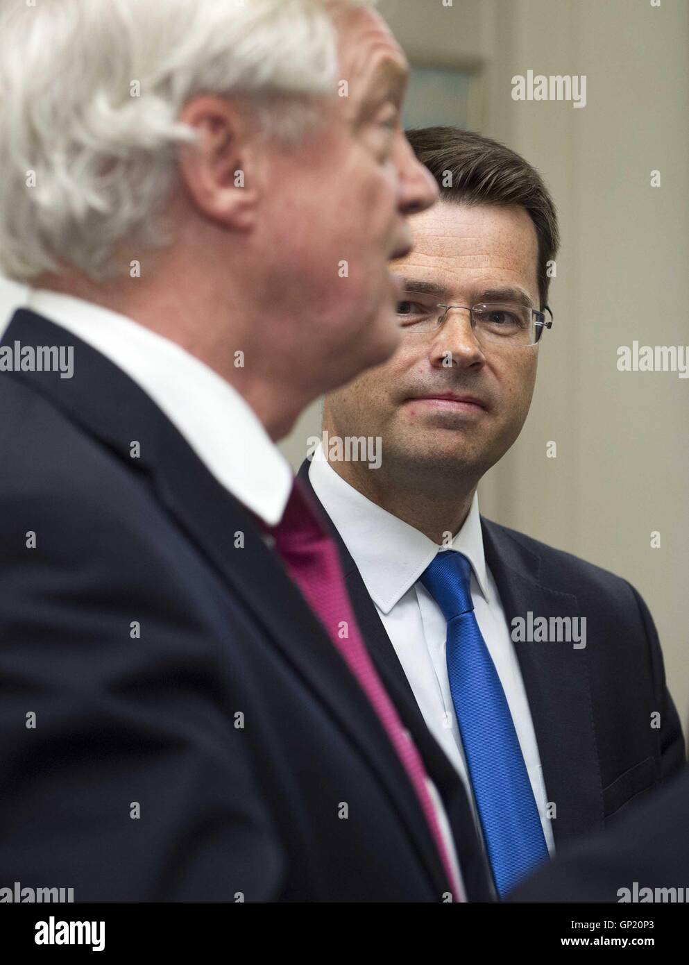 Brexit Secretary David Davis (left) and Northern Ireland Secretary ...