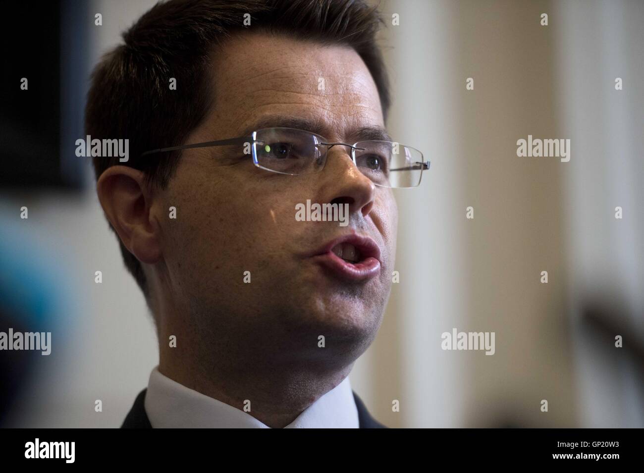 Northern Ireland Secretary James Brokenshire during a press conference ...