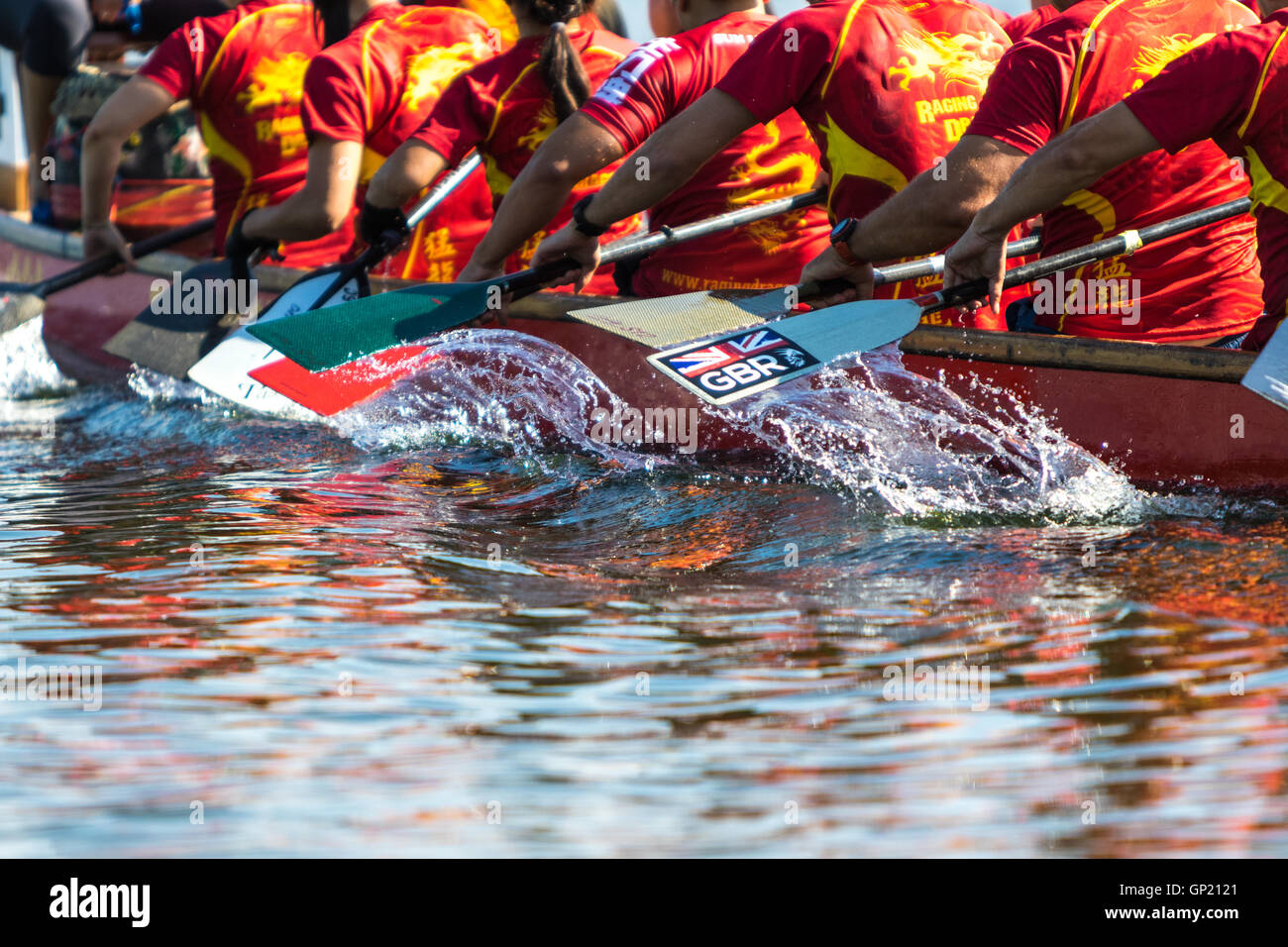 Dragon boat race Stock Photo - Alamy
