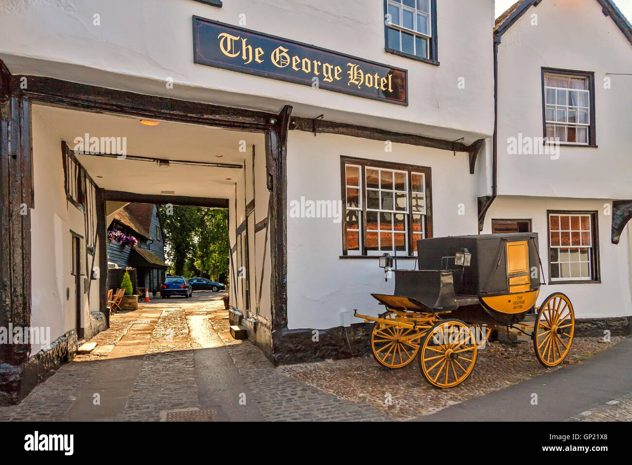 The George Hotel Dorchester On Thames UK Stock Photo - Alamy