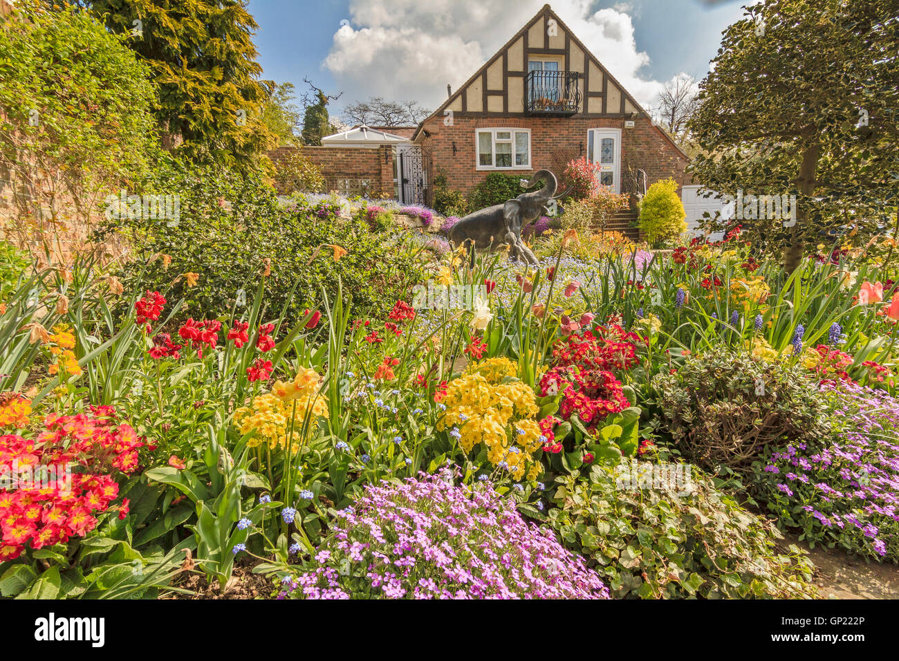 Uk garden spring hi-res stock photography and images - Alamy