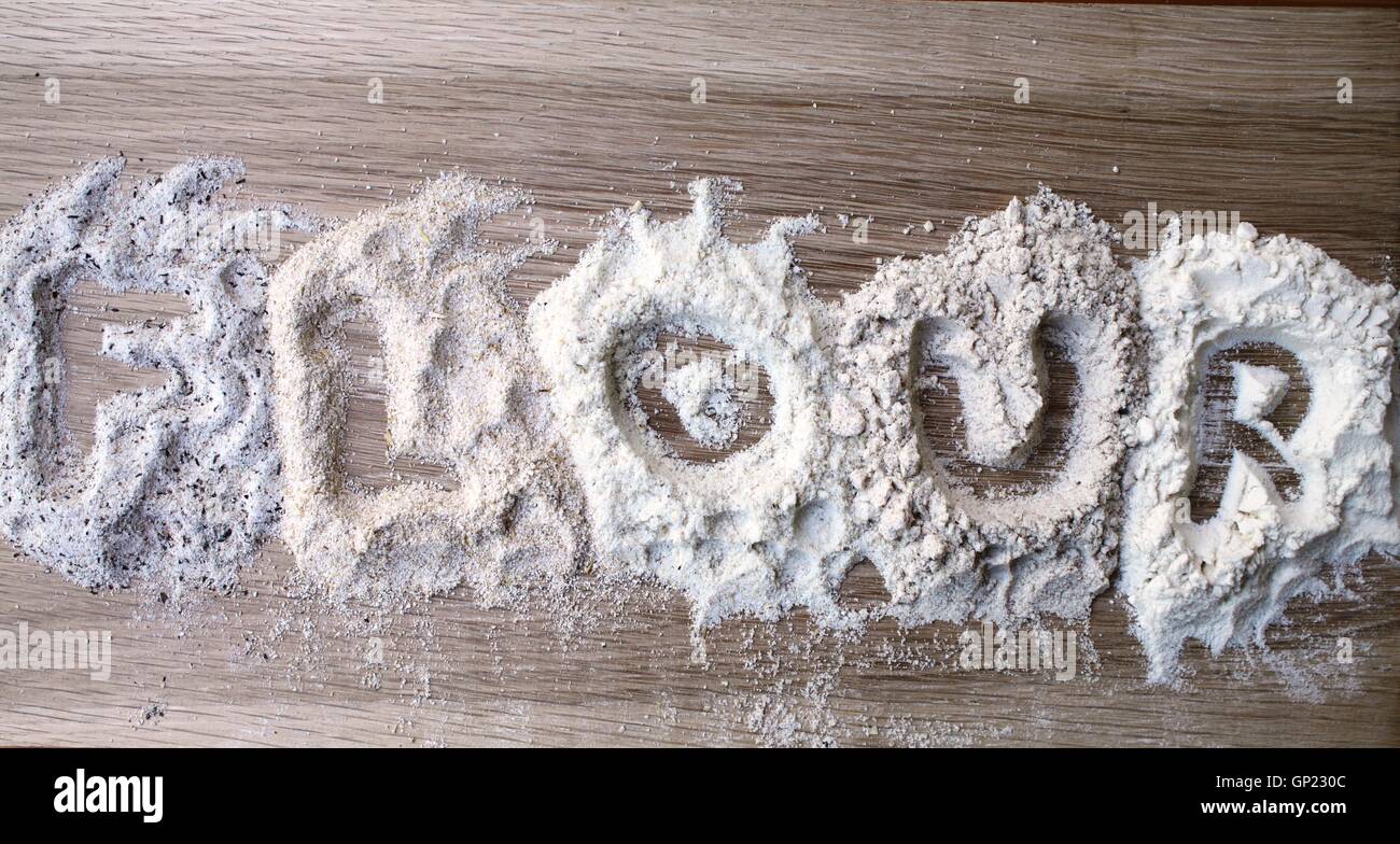 Word of flour hi-res stock photography and images - Alamy