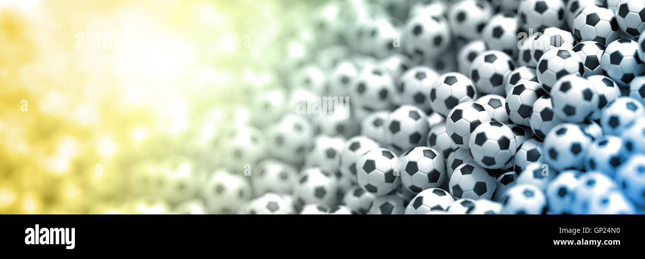 Football sport background, original 3d rendering Stock Photo - Alamy