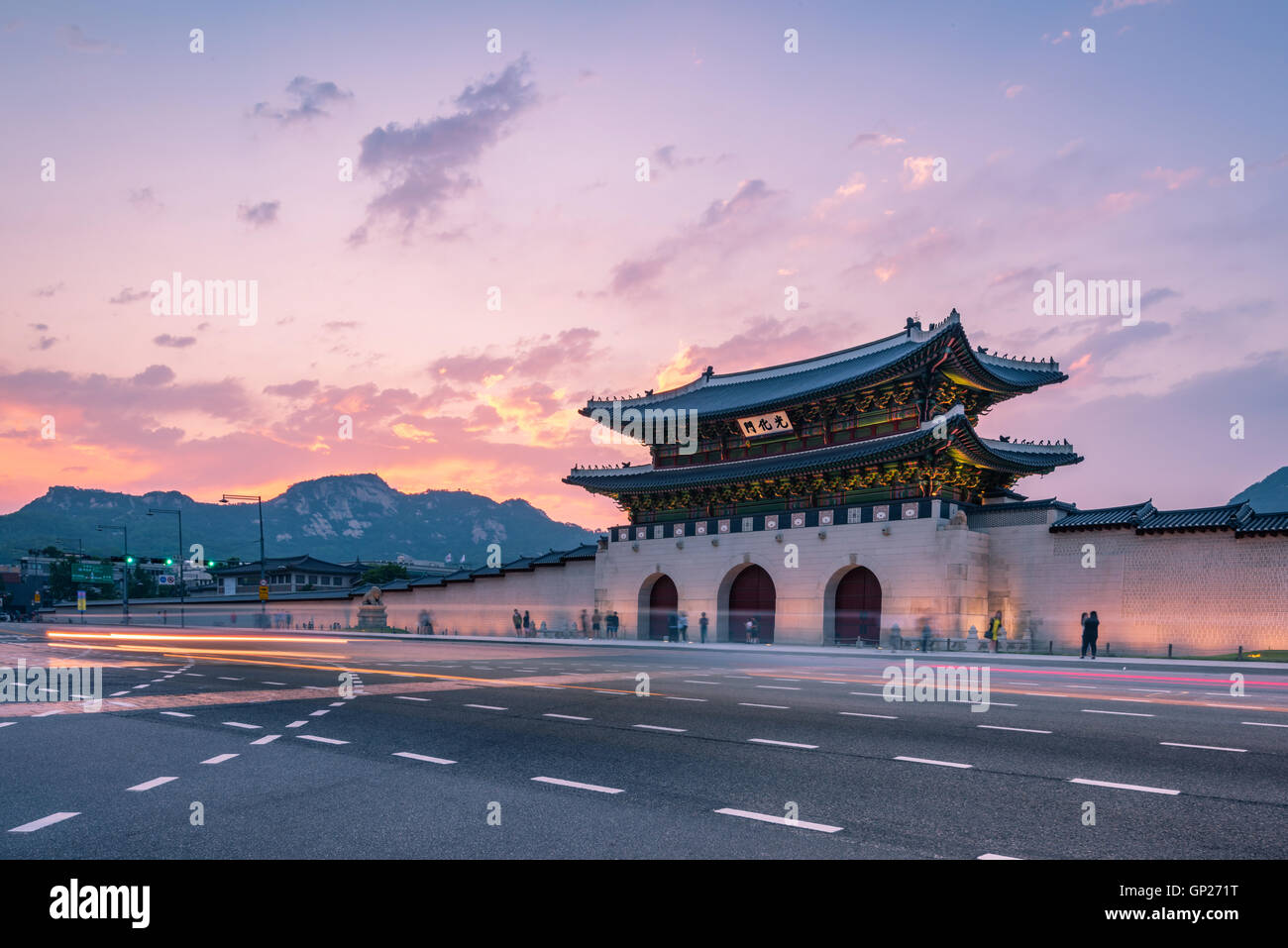 Gyeongbok palace in Seoul City, South Korea Stock Photo - Alamy