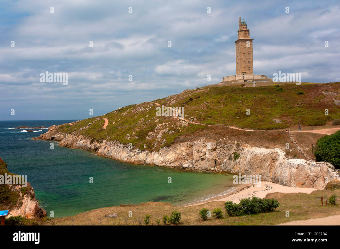 Tower of Hercules - ancient roman lighthouse (first century), La Coruña ...