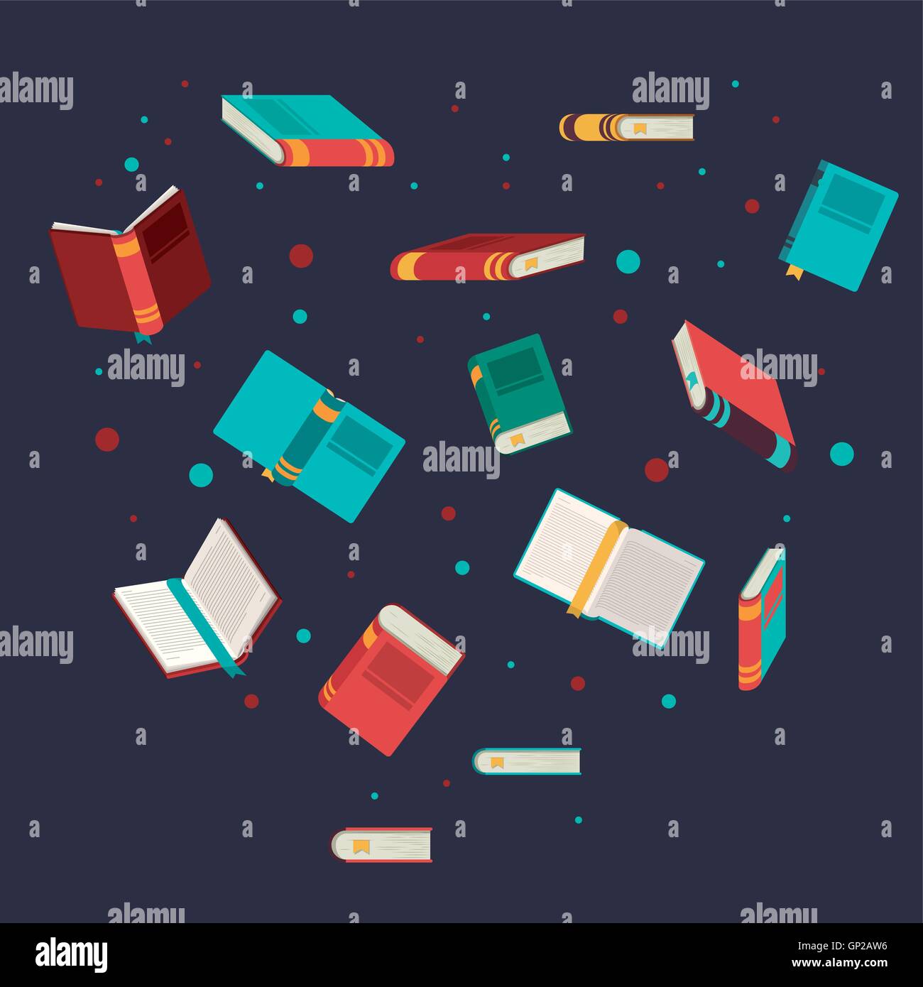 books read library design Stock Vector Image & Art - Alamy