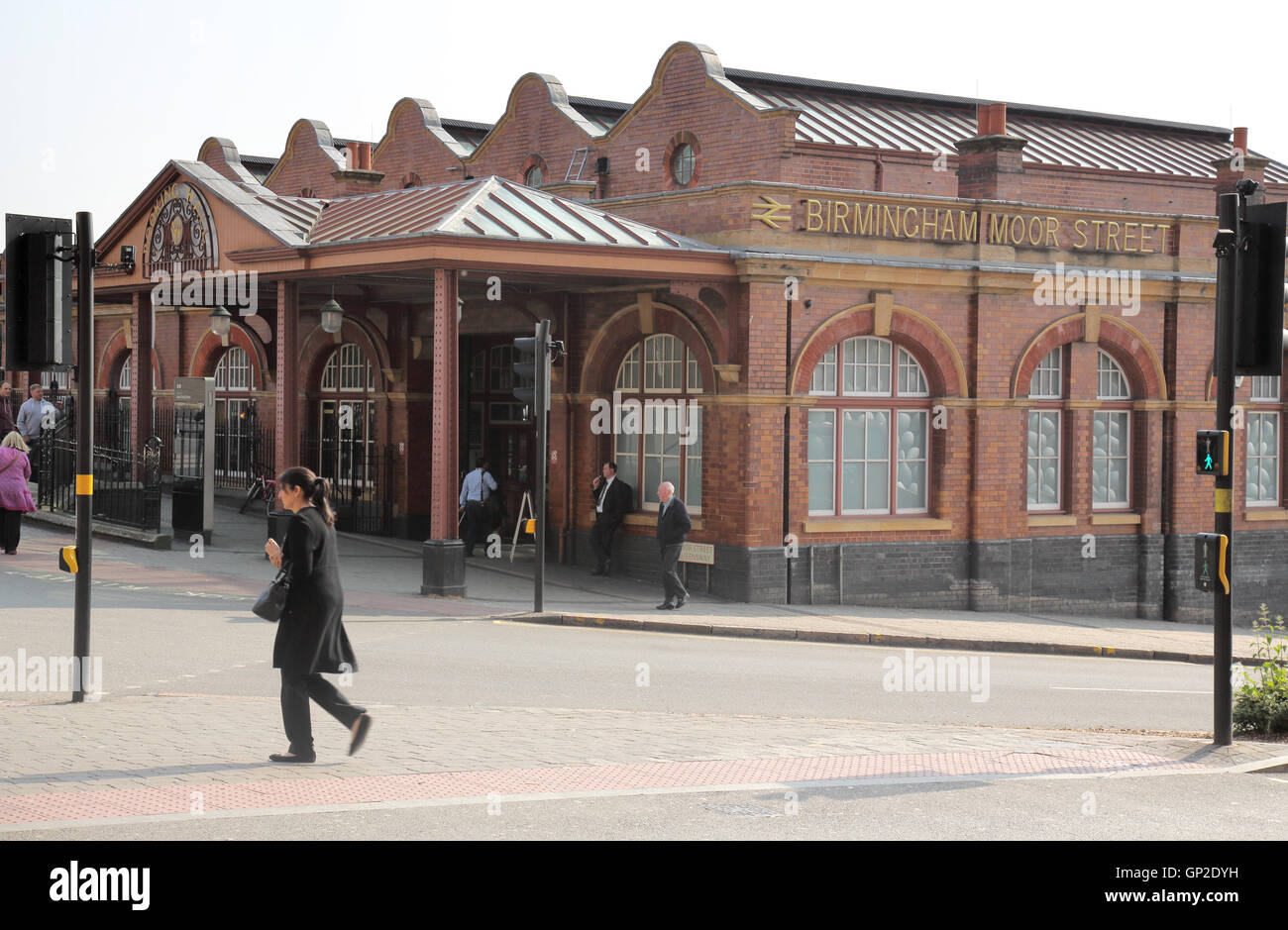 moor street railway station birmingham Stock Photo - Alamy