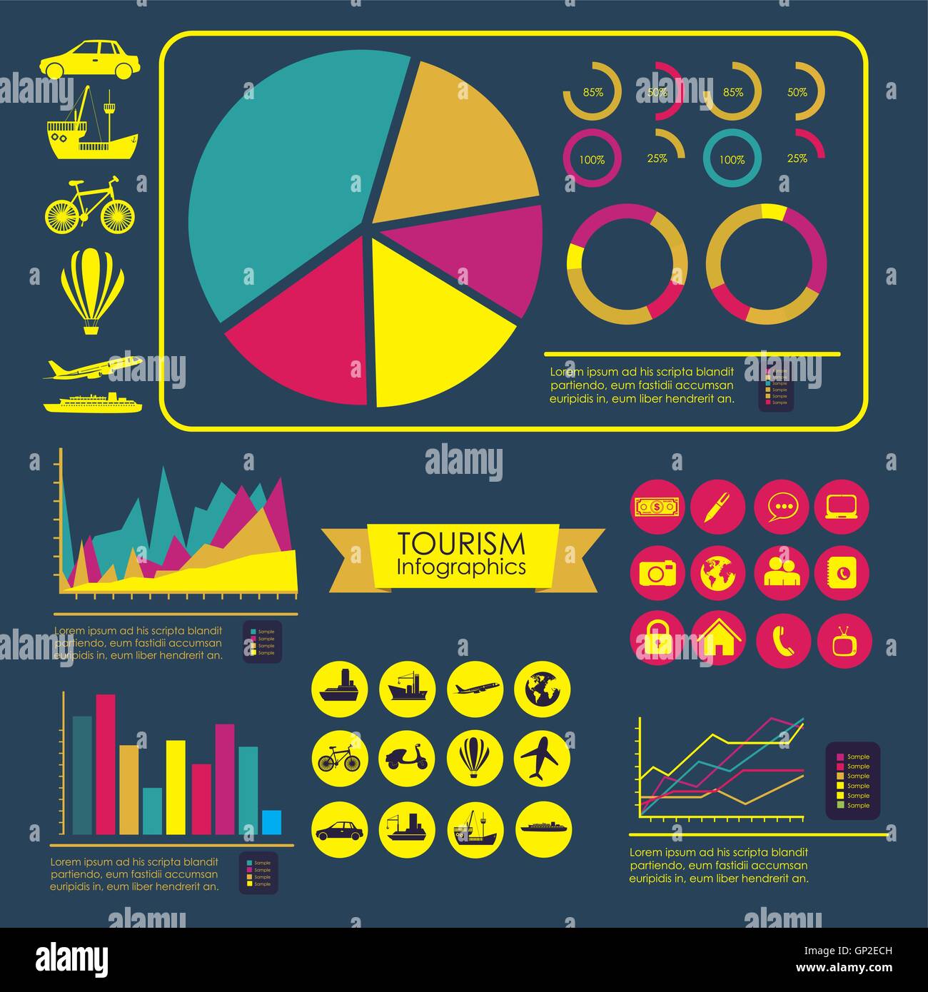 Italy graph Stock Vector Images - Alamy