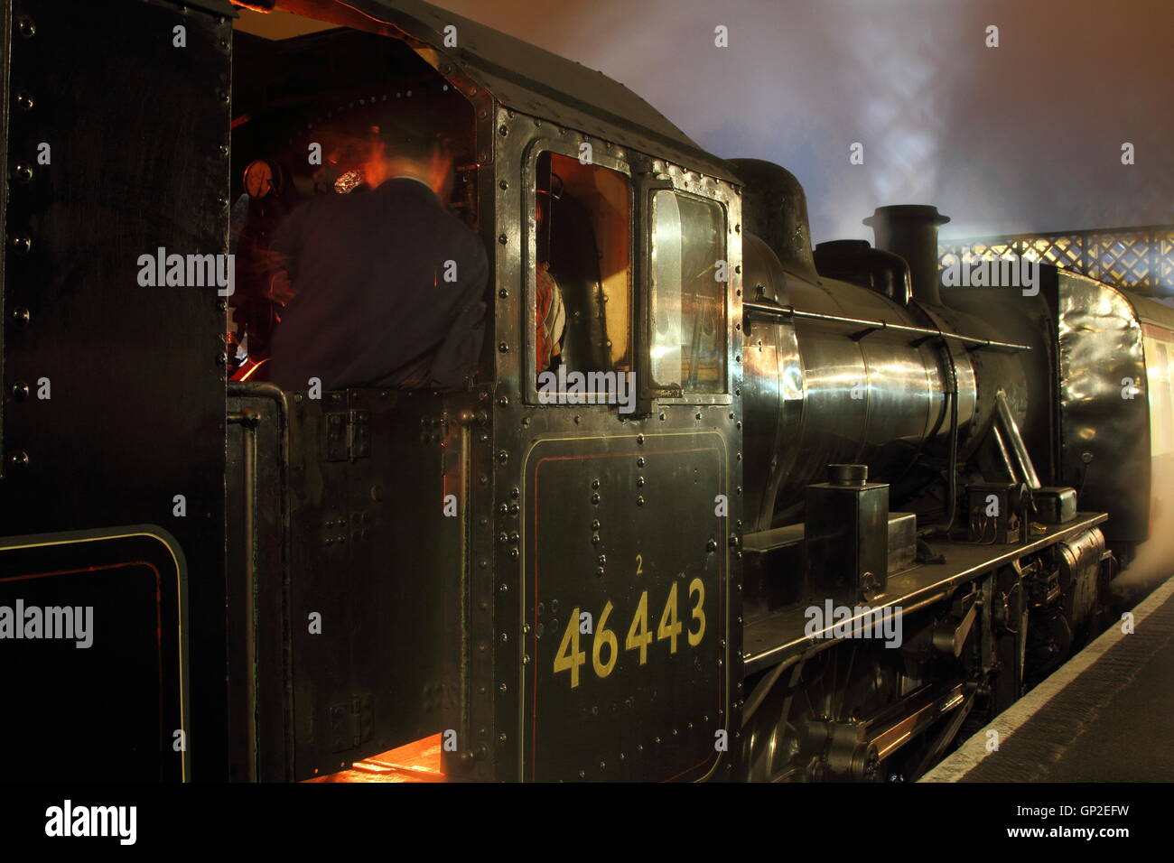 Train steam loco locomotive mogul hi-res stock photography and images ...