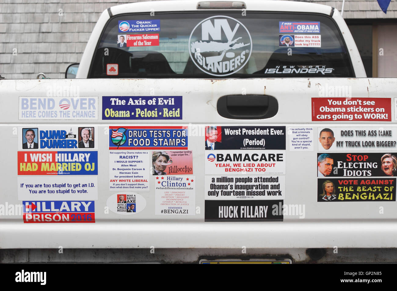 Political signs bumper stickers hi-res stock photography and images - Alamy