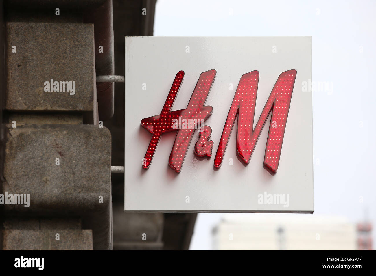 UK, London : H&M is pictured on Oxford Street in Central London on 20 ...