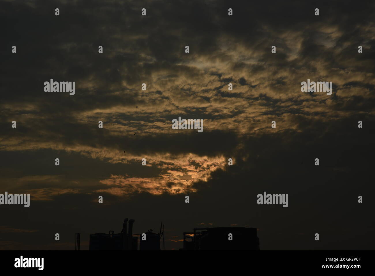 Beautiful dim light sky Stock Photo - Alamy