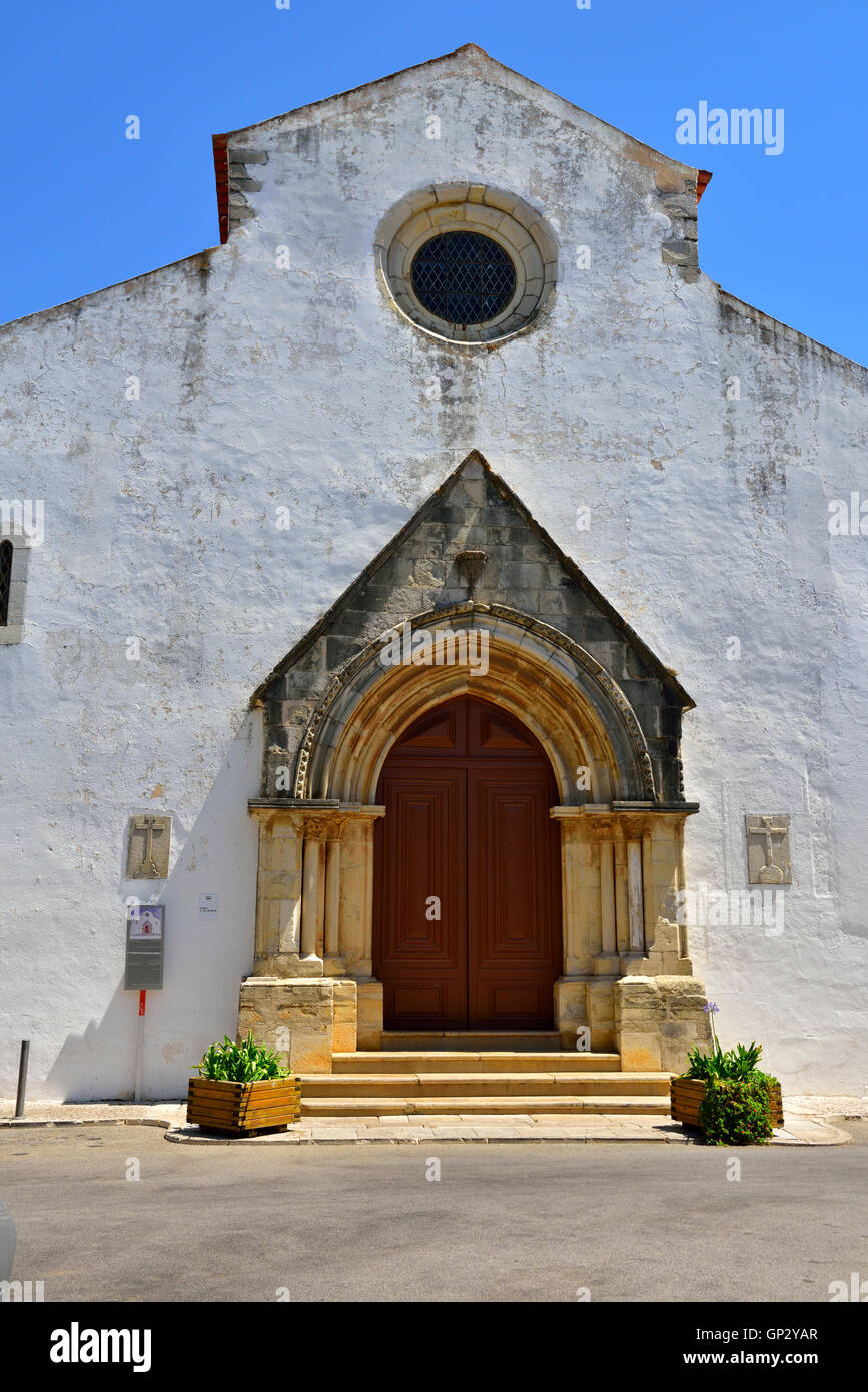 Main church, São Clemente, of inland town of Loulé, Algarve, south ...
