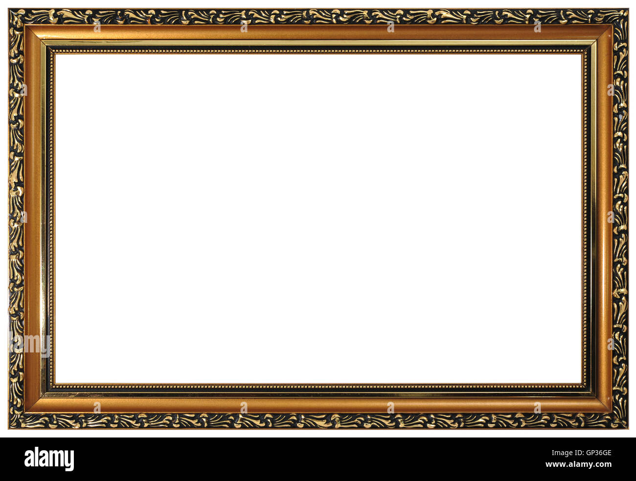 Empty gold frame hi-res stock photography and images - Alamy