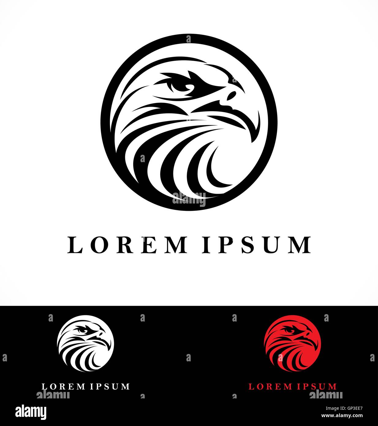 Eagle Head Logo Design Stock Vector Image & Art - Alamy