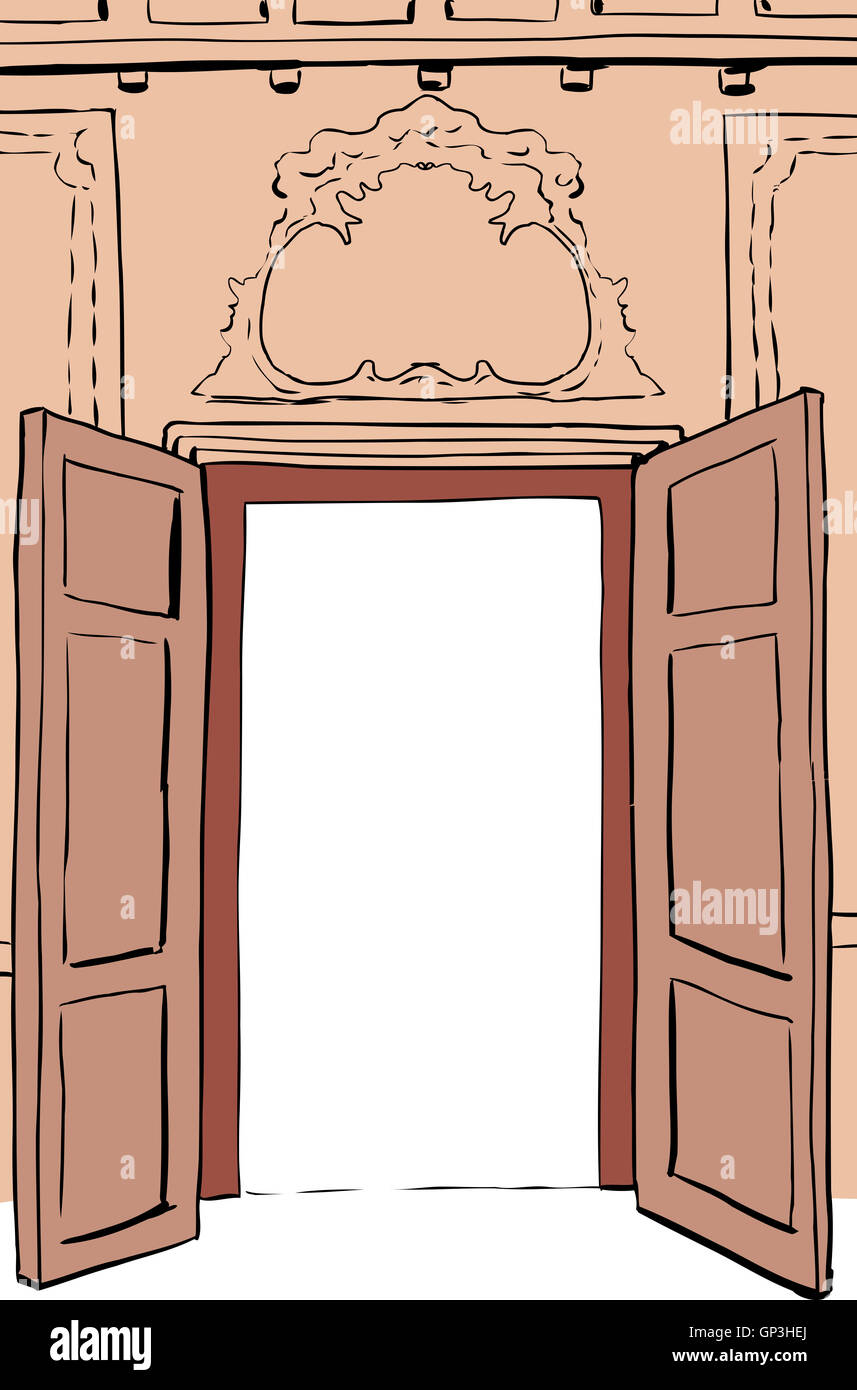 Rococo architecture sketch hi-res stock photography and images - Alamy