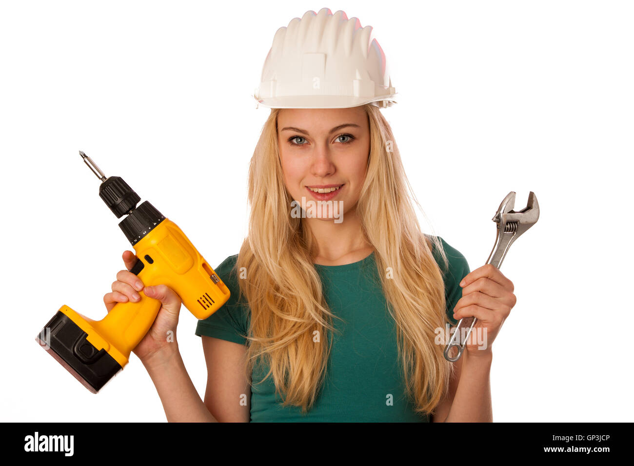 Tough woman tool hi-res stock photography and images - Alamy