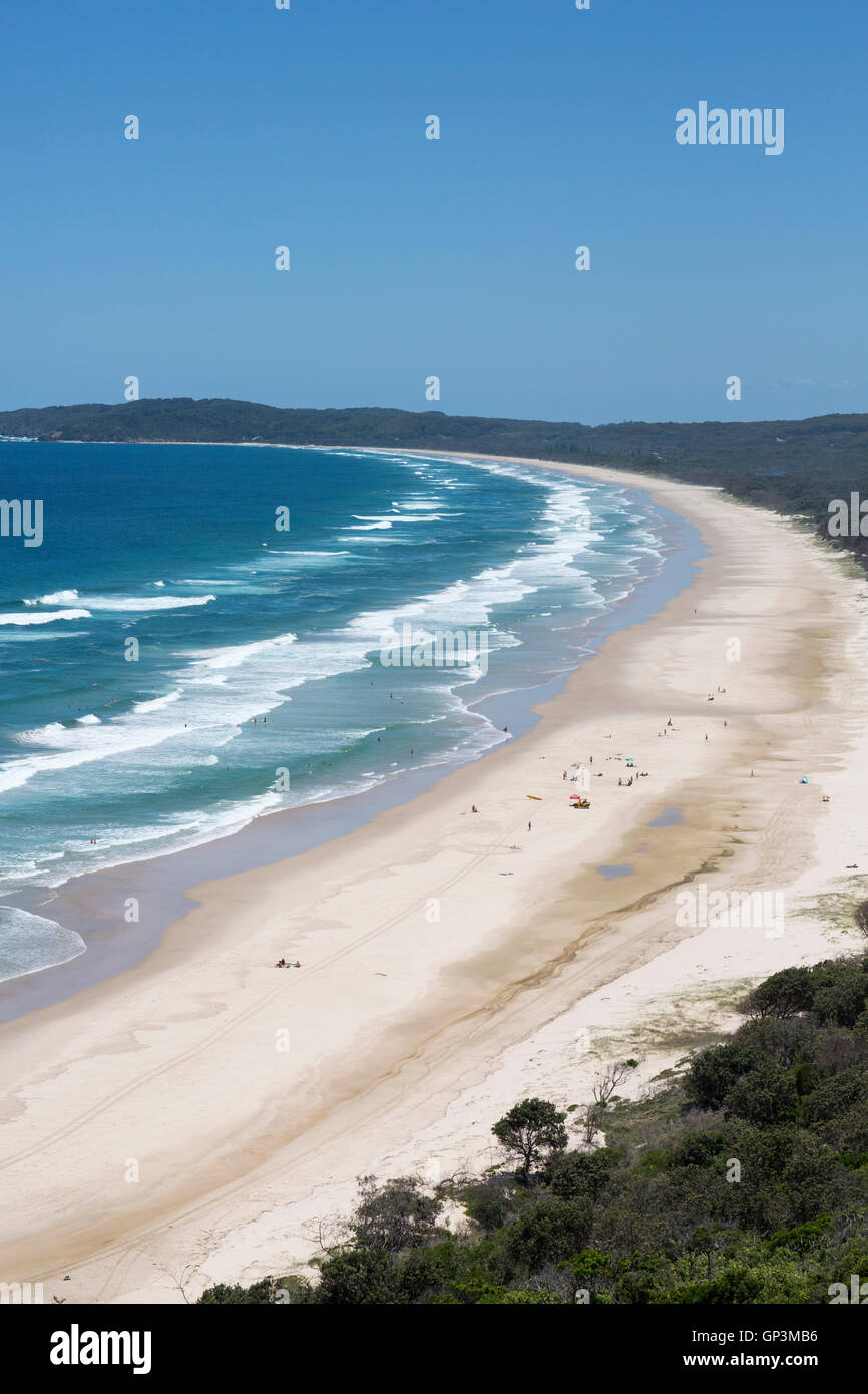 Tallow Beach in Byron Bay on the New South Wales coastline,Australia ...