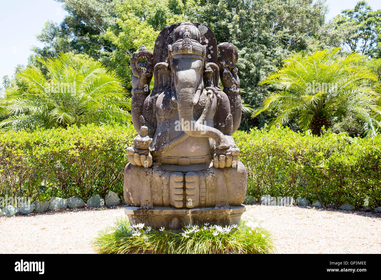 Ganesh statue at Crystal Castle Shambhala Gardens in Mullumbimby near ...