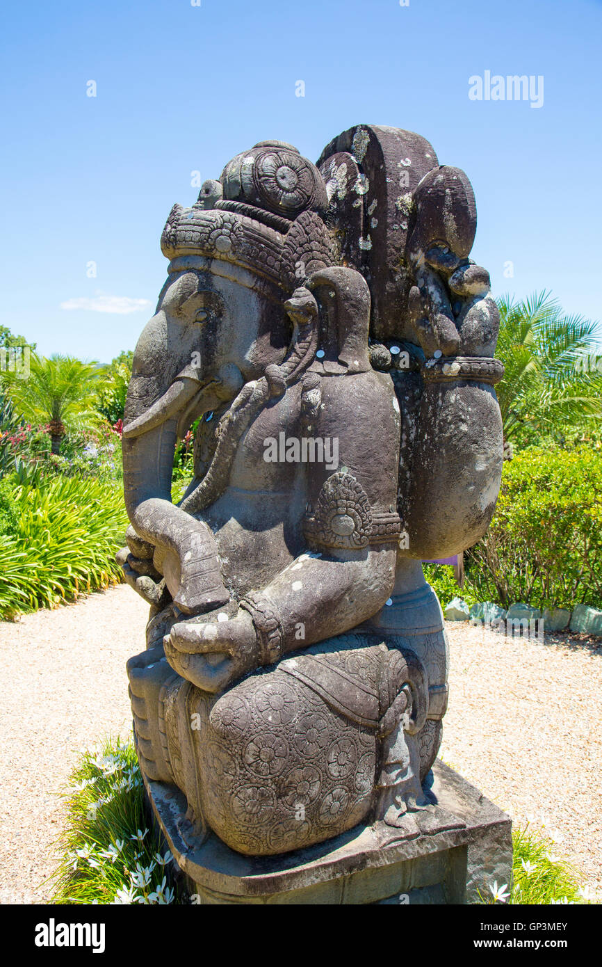 Ganesh statue at Crystal Castle Shambhala Gardens in Mullumbimby near ...