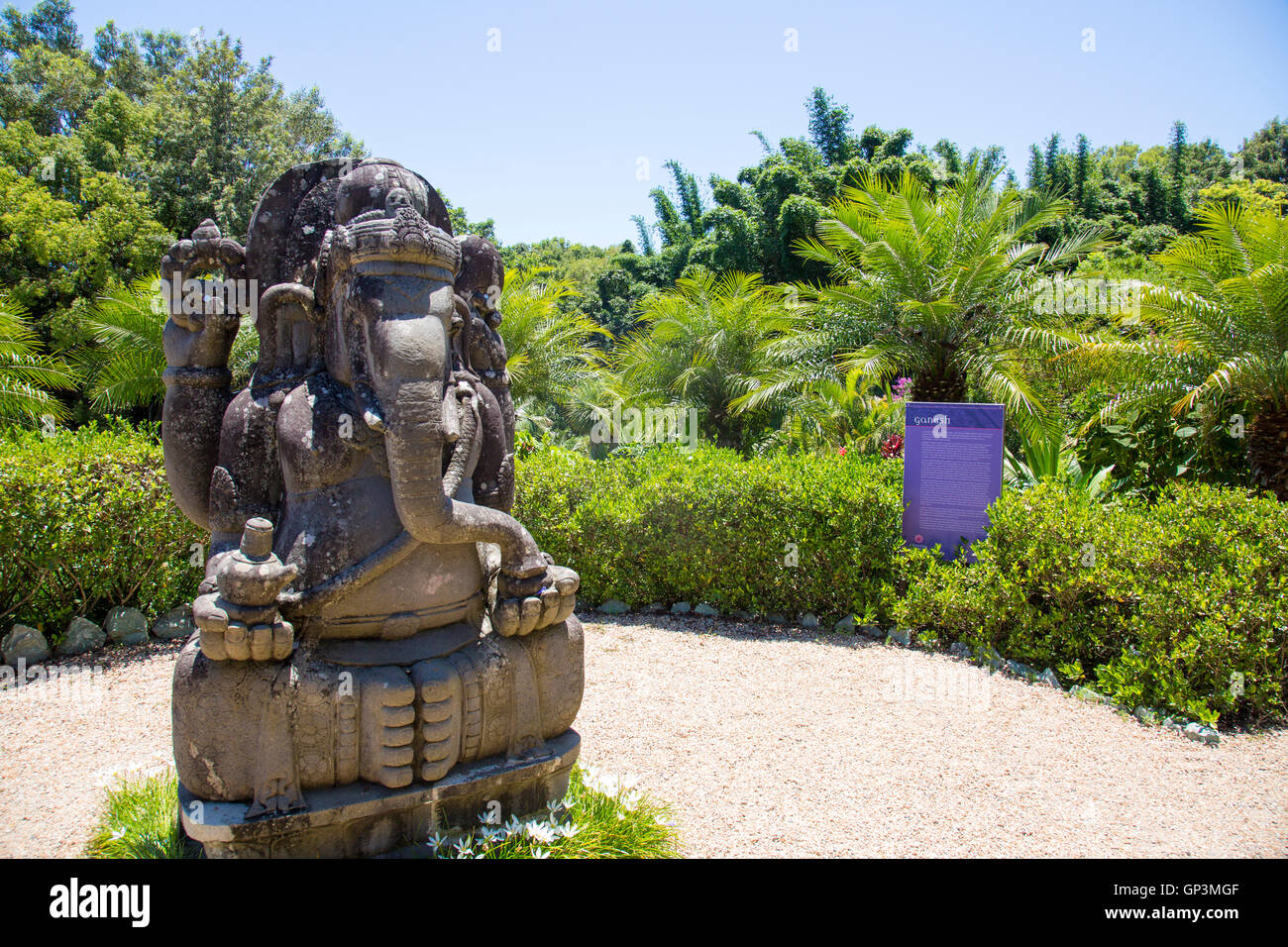 Ganesh statue at Crystal Castle Shambhala Gardens in Mullumbimby near ...