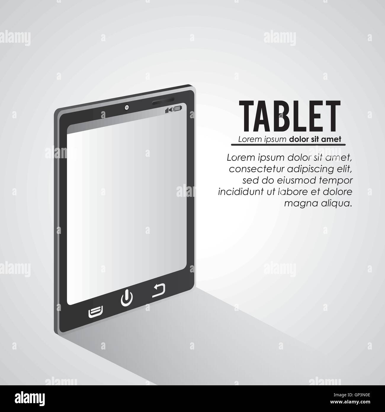 tablet device technology design Stock Vector Image & Art - Alamy