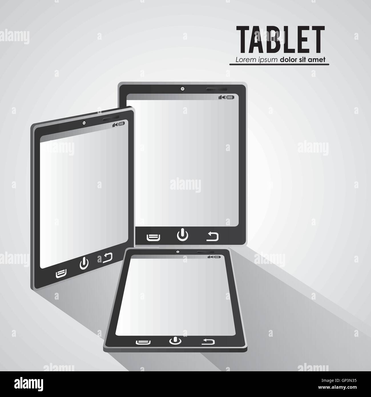 tablet device technology design Stock Vector Image & Art - Alamy
