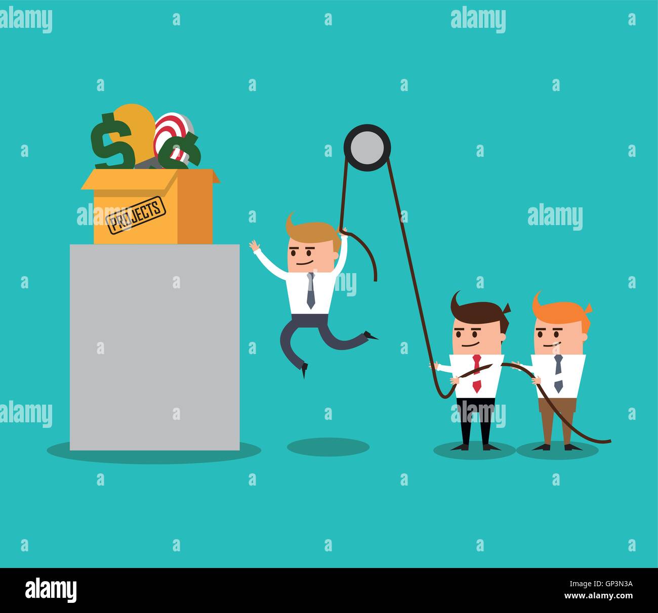 businesman cartoon project design Stock Vector Image & Art - Alamy