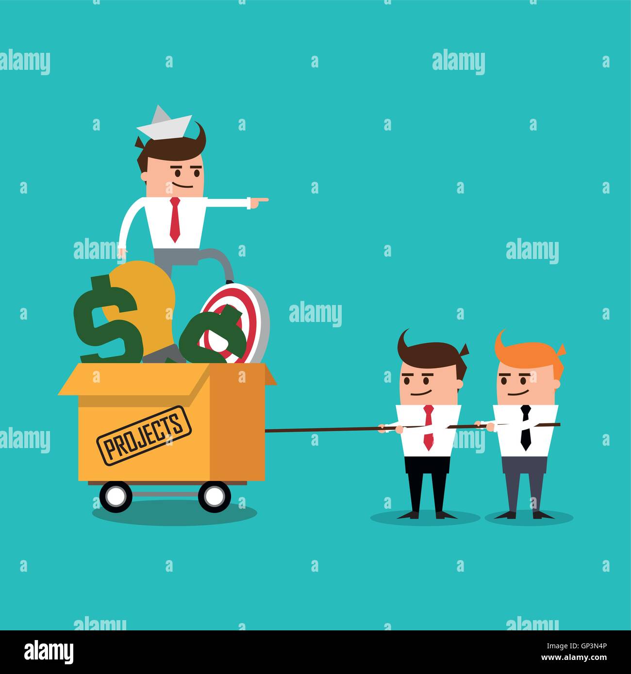 businesman cartoon project design Stock Vector Image & Art - Alamy