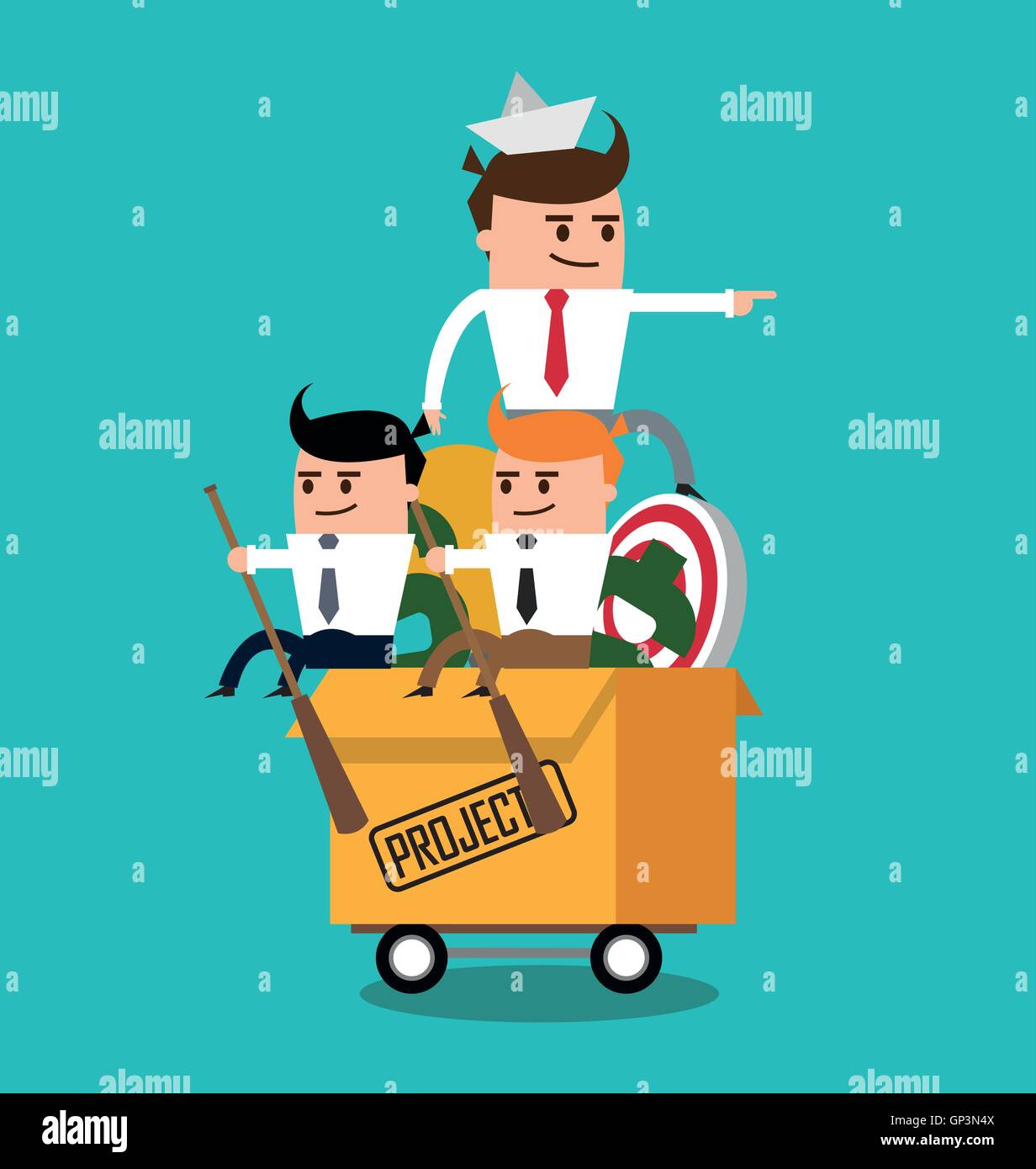 businesman cartoon project design Stock Vector Image & Art - Alamy