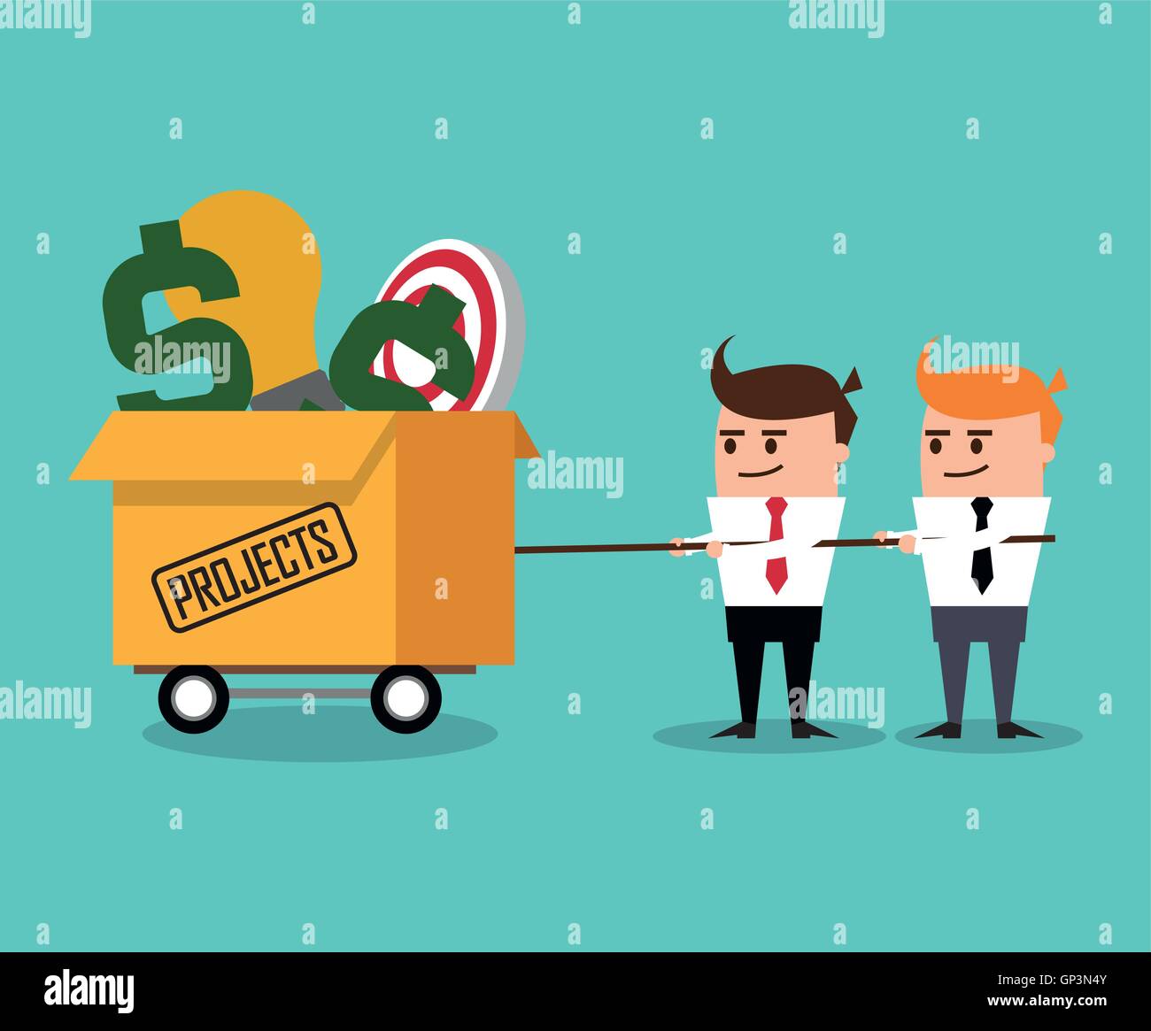 businesman cartoon project design Stock Vector Image & Art - Alamy