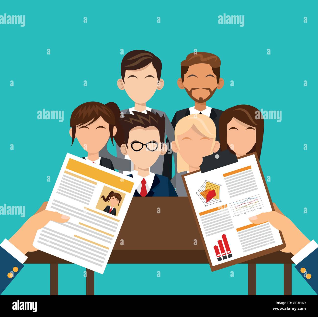 human resources employee design Stock Vector Image & Art - Alamy