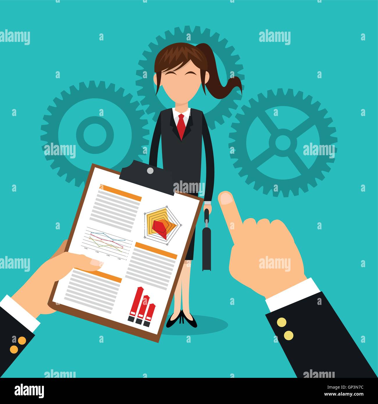 human resources employee design Stock Vector Image & Art - Alamy