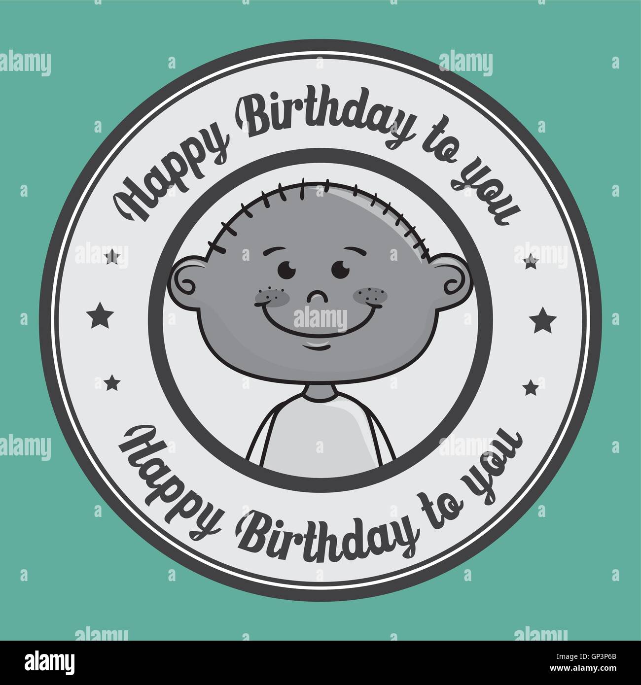 boy cartoon happy birthday Stock Vector Image & Art - Alamy