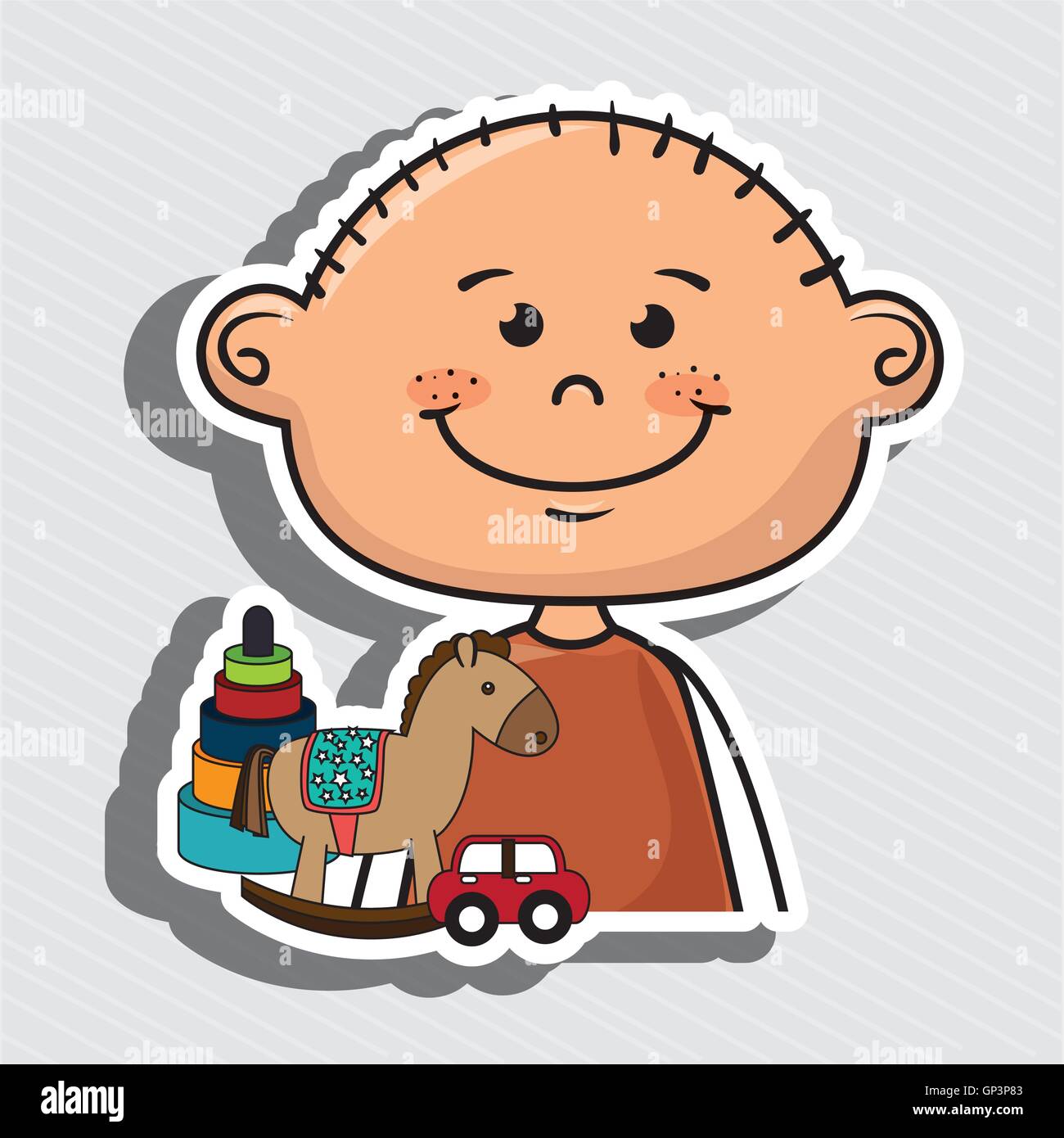 boy toys happy cartoon Stock Vector Image & Art - Alamy