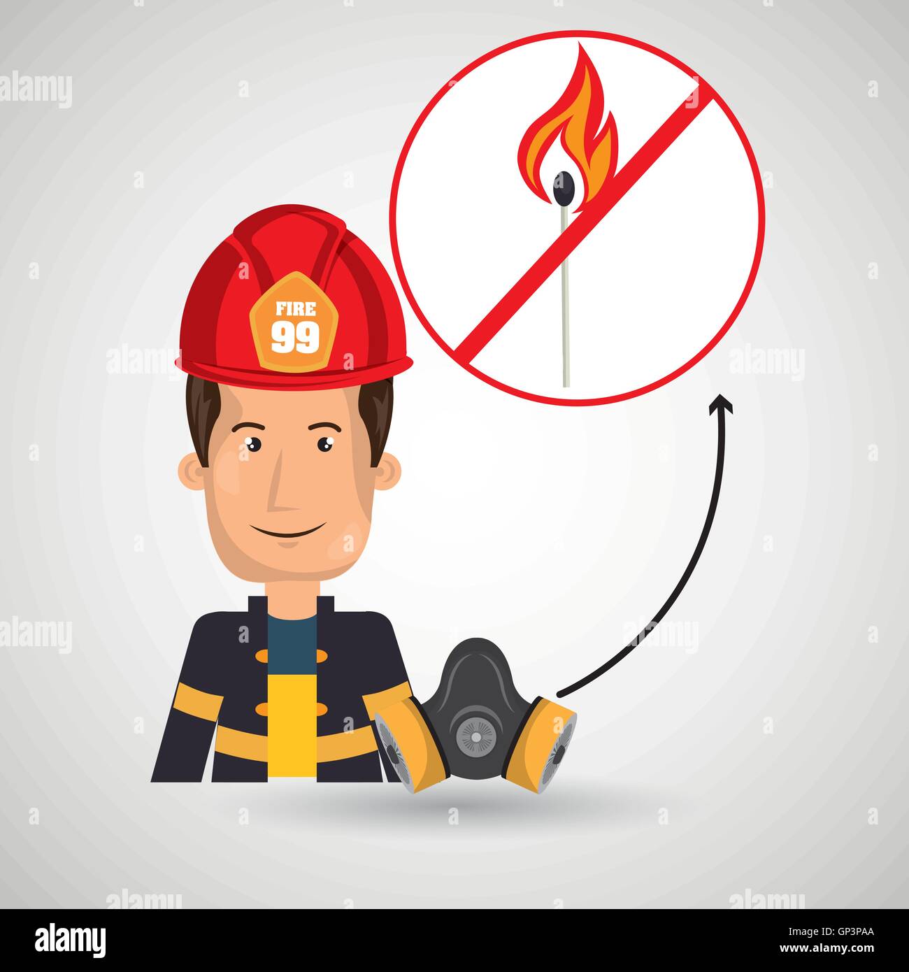 man fire helmet mask Stock Vector Image & Art - Alamy