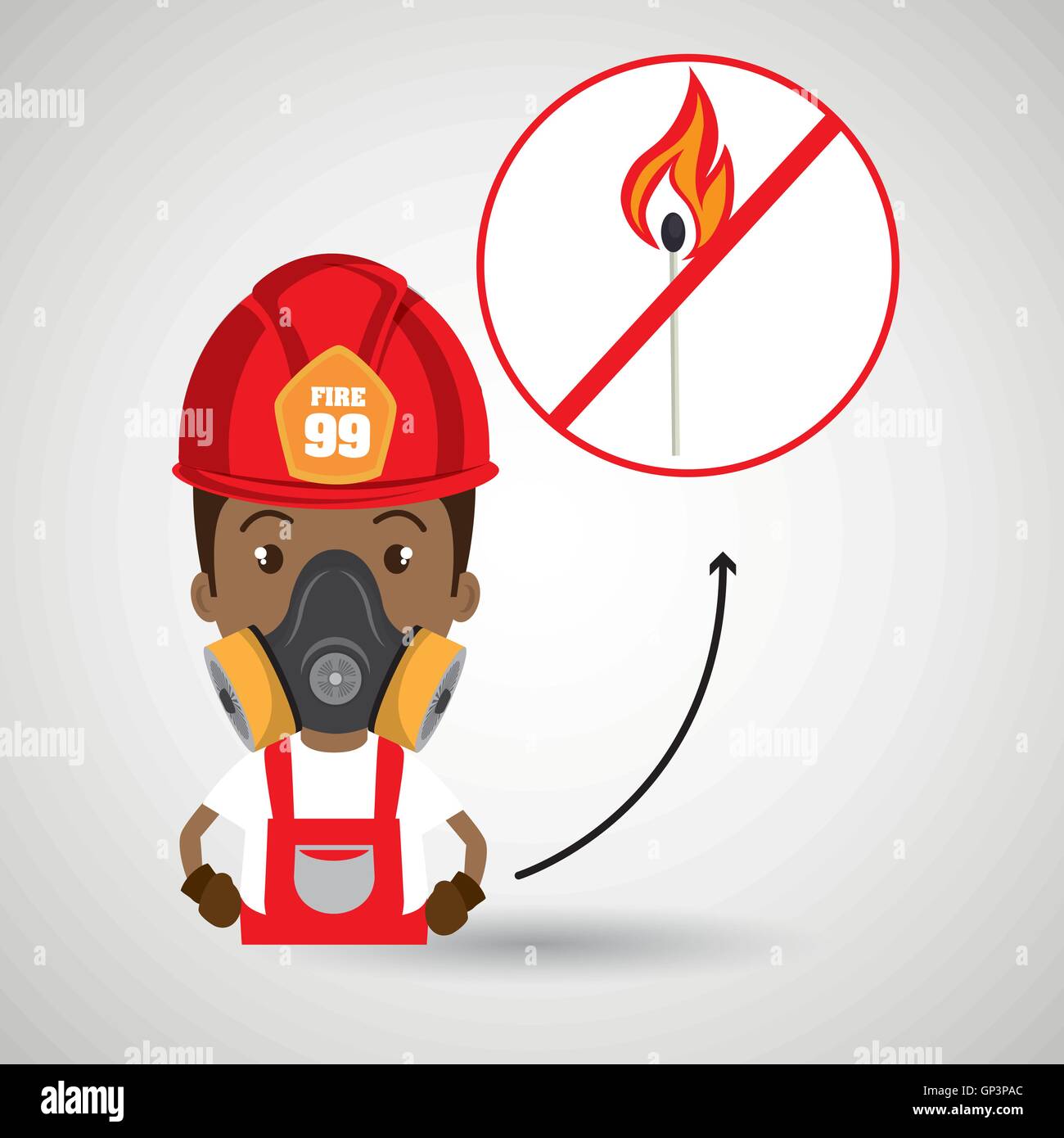 man fire helmet mask Stock Vector Image & Art - Alamy