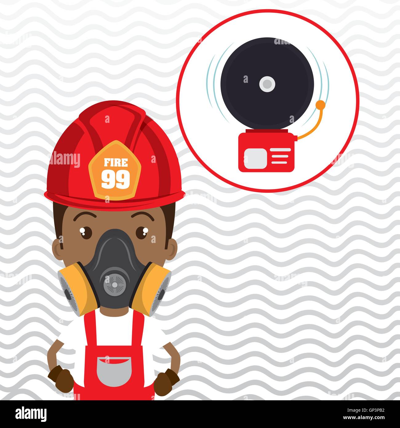 man fire alarm Stock Vector Image & Art - Alamy