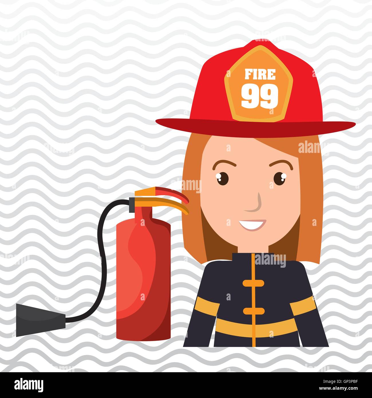 firefighter extinguisher protective Stock Vector Image & Art - Alamy