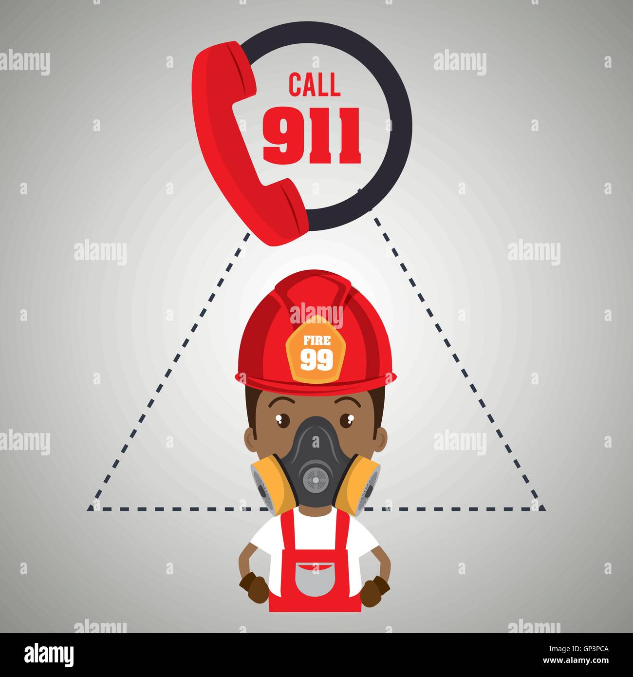 man firefighter mask helmet Stock Vector Image & Art - Alamy