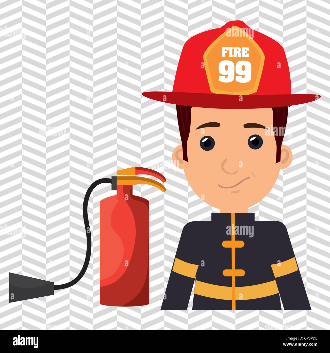 firefighter extinguisher protective Stock Vector Image & Art - Alamy